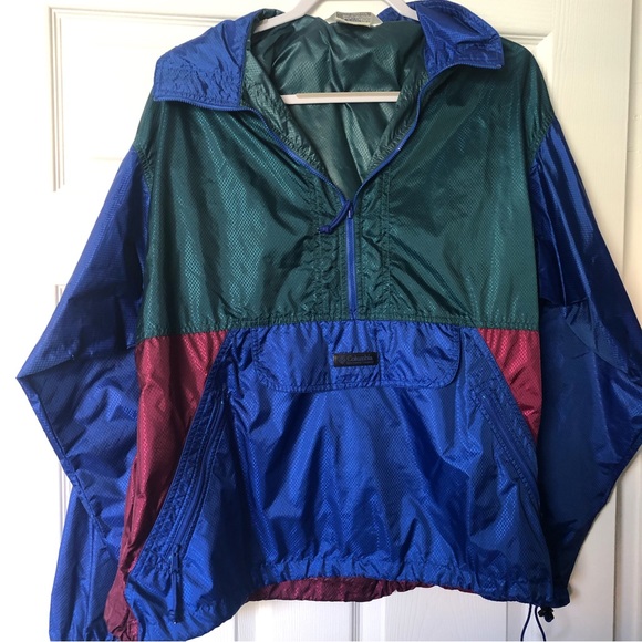 Columbia | Jackets & Coats | Vintage Columbia Retro Windbreaker Jacket ...